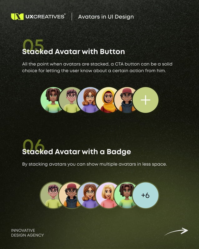Everything About Avatars in UI Design (Part 2) : Enhancing ... Everything About Avatars in UI Design (Part 2) : Enhancing ...