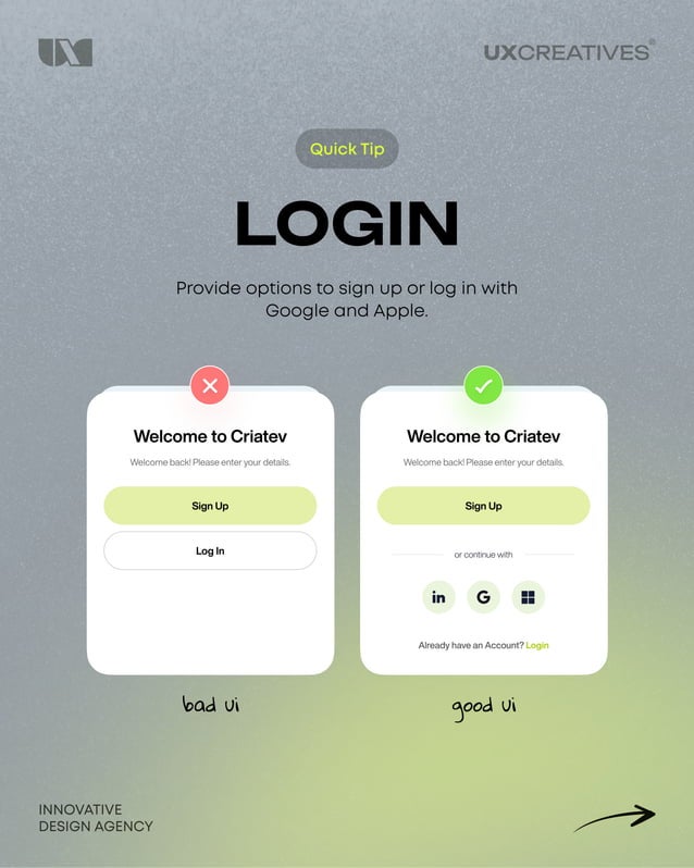 Mastering UI Design: A Quick Guide to Effective Login Interfaces | PDF