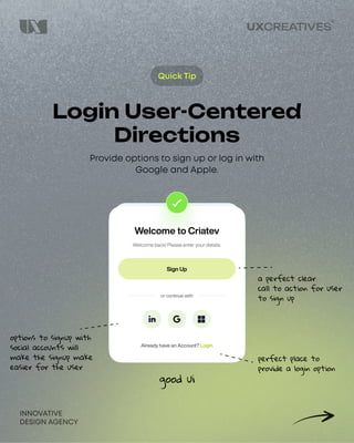 Mastering UI Design: A Quick Guide to Effective Login Interfaces | PDF