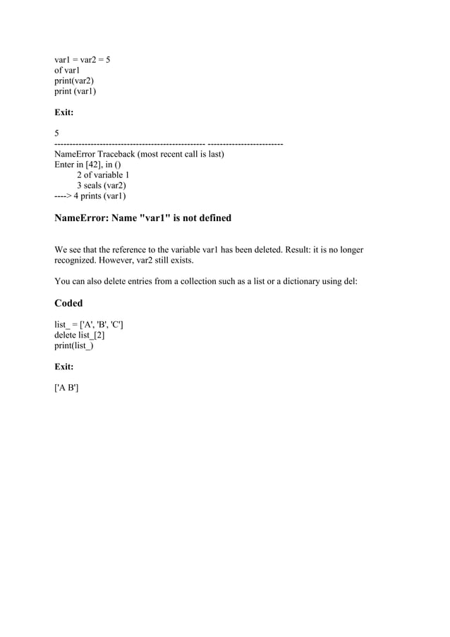 Python Keywords | DOCX