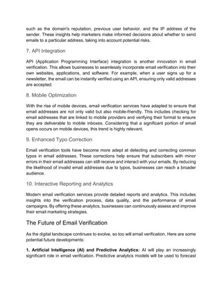 The Evolution of Email Verification: Trends and Innovations ...