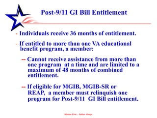 Post 911 gi bill by barbara miller | PDF