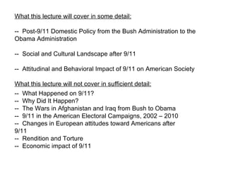 Post-9/11 American Society | PPT