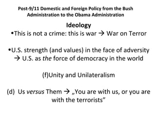 Post-9/11 American Society | PPT