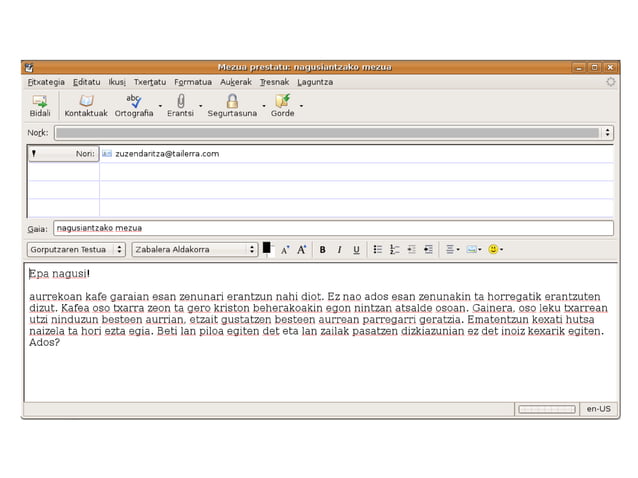 Posta Elektronikoa | ODP