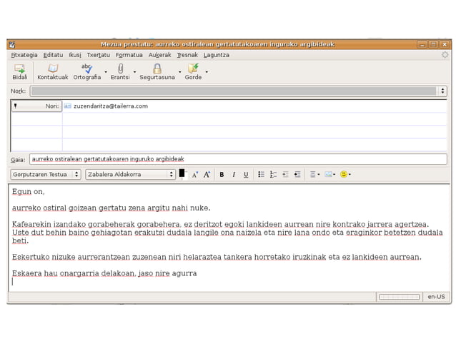 Posta Elektronikoa | ODP