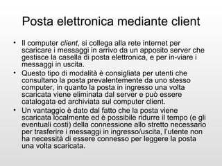 Posta Elettronica E Www | PPT