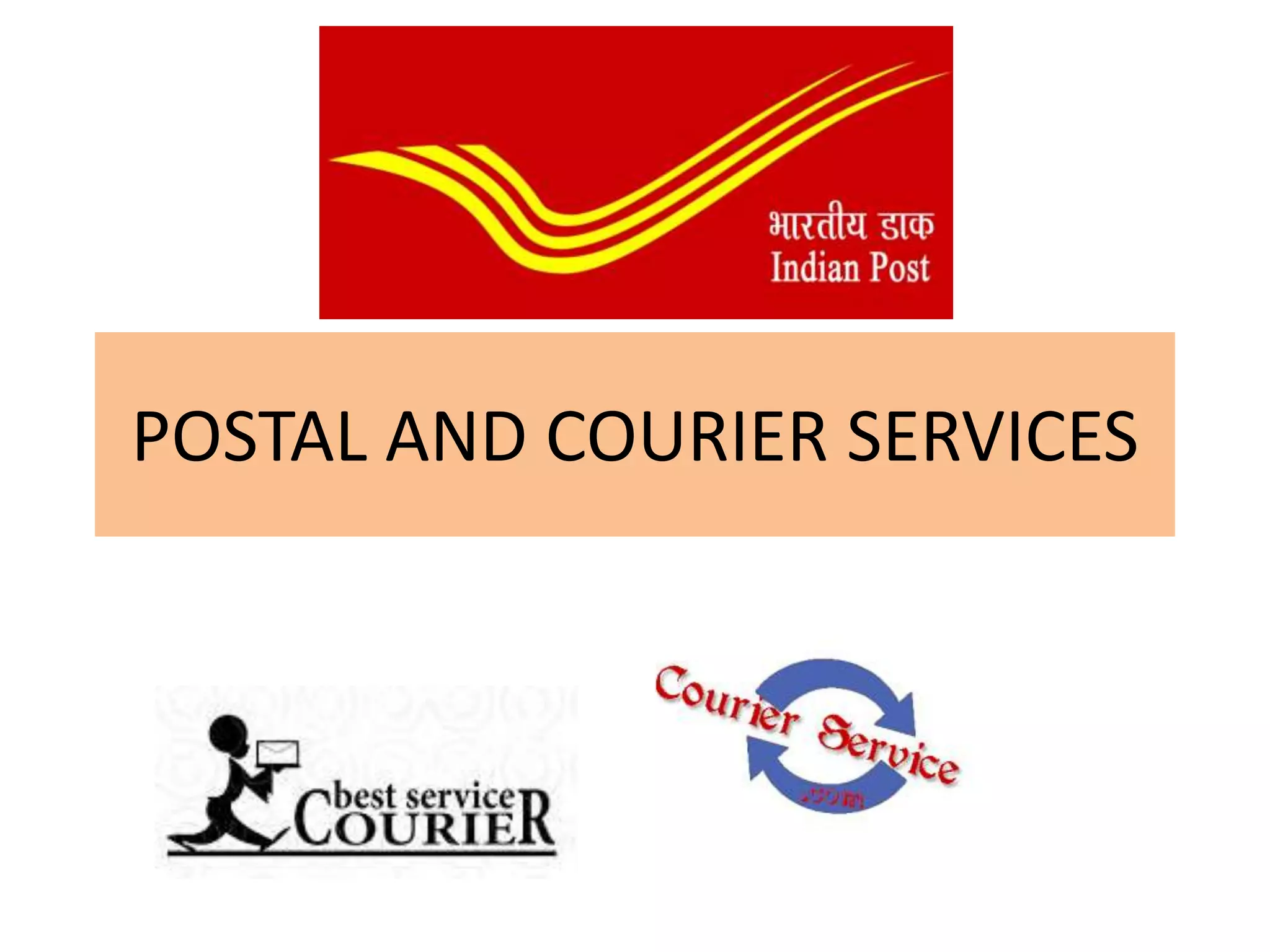 Postal and courier services | PPTX