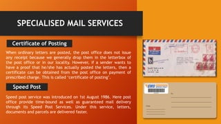 Postal and courier services | PPTX