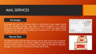 Postal and courier services | PPTX