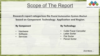 Postal automation system market | PDF