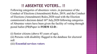 Postal Ballots-For home voting step by step process 2024.pptx