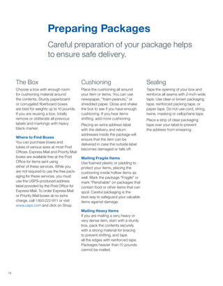 Postal guide 2012 latest from usps | PDF