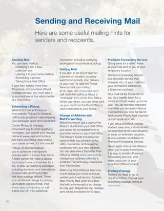 Postal guide 2012 latest from usps | PDF