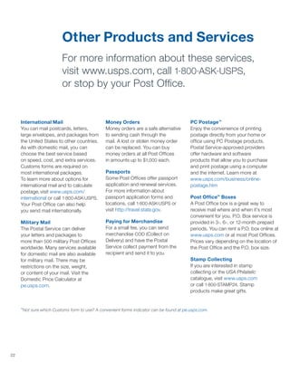 Postal guide 2012 latest from usps | PDF