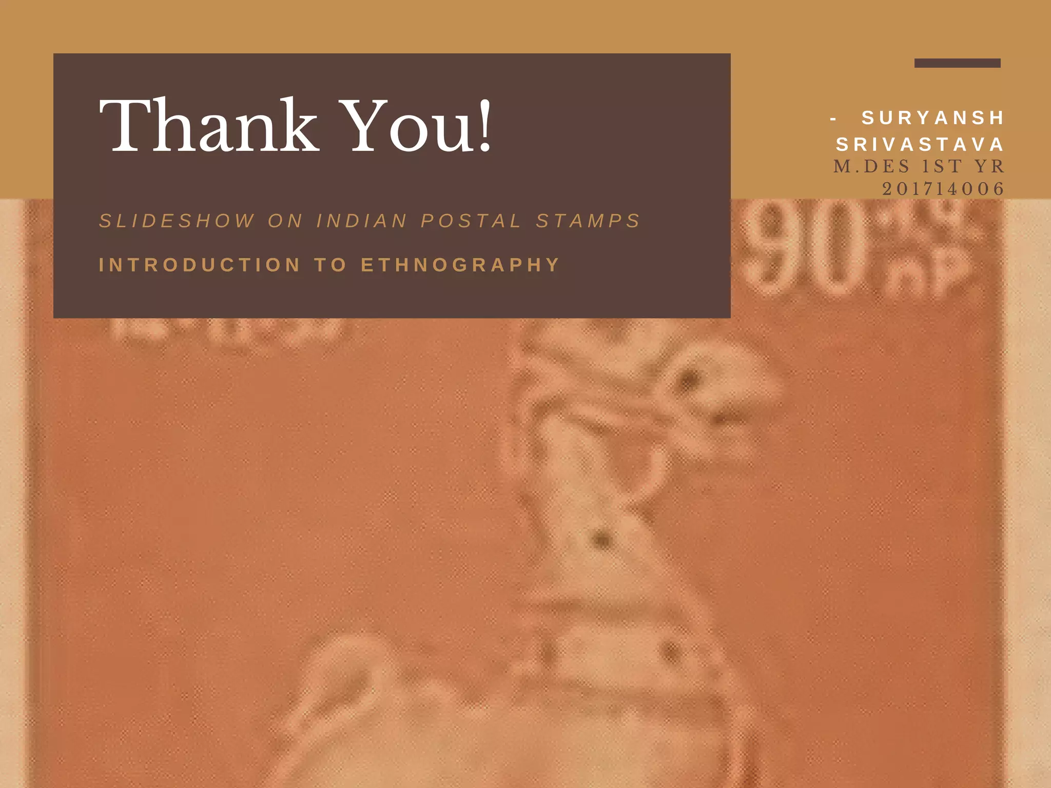 Postal stamps ppt by Suryansh Srivastava | PDF