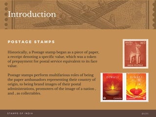Postal stamps ppt by Suryansh Srivastava | PDF