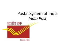 Postal System of India.pptx