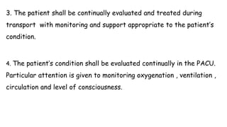 The Post anesthesia care unit [PACU] ppt | PPTX