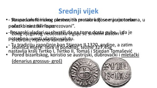 Postanak i razvoj novca kroz historiju BiH | PPTX