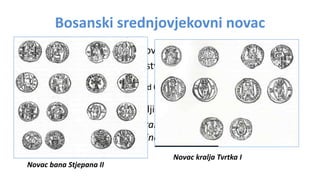 Postanak i razvoj novca kroz historiju BiH | PPTX