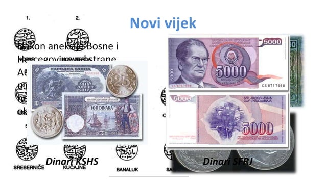 Postanak i razvoj novca kroz historiju BiH | PPTX