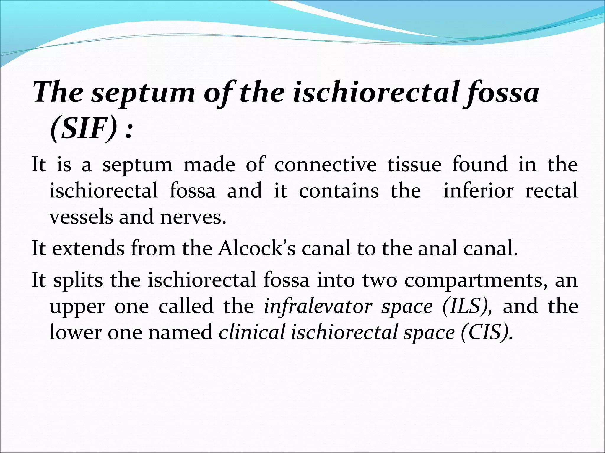 Postanal space fistula | PPT