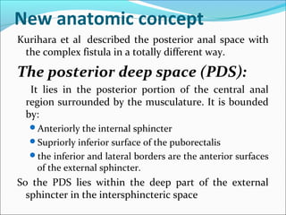 Postanal space fistula | PPT