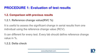 Post analytical variables in Laboratory | PPTX