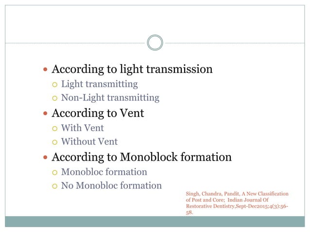 Post and core | PPTX