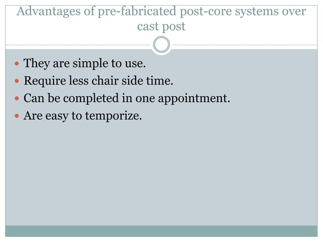 Post and core | PPTX