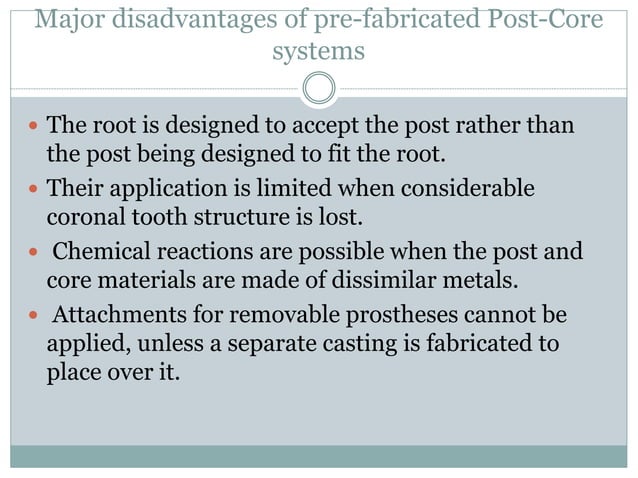 Post and core | PPTX