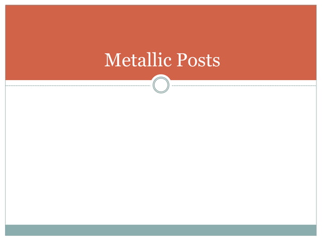 Post and core | PPTX