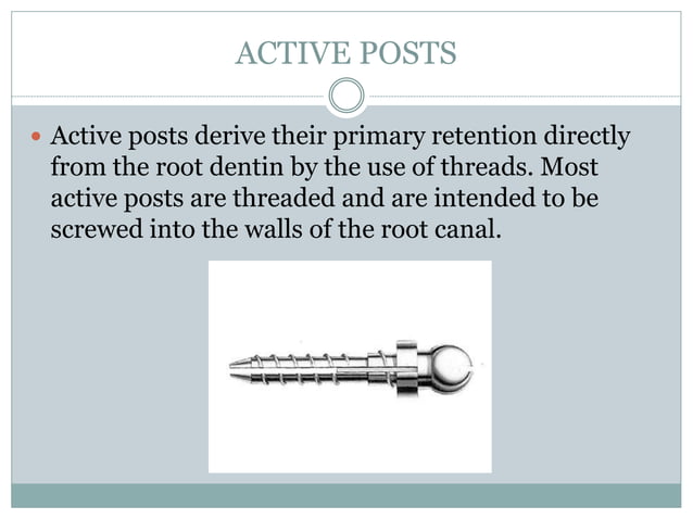 Post and core | PPTX