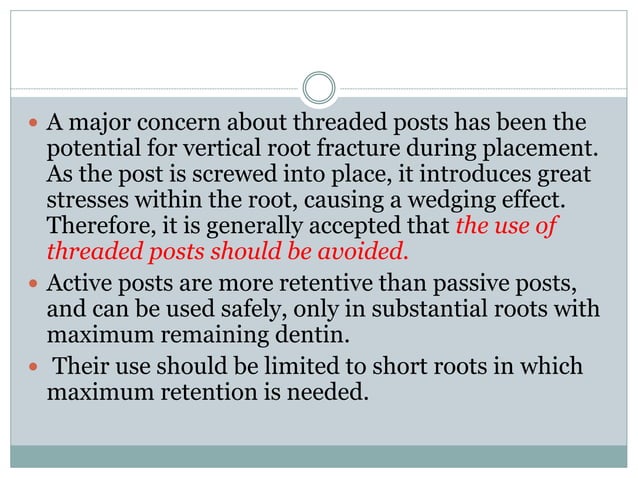 Post and core | PPTX