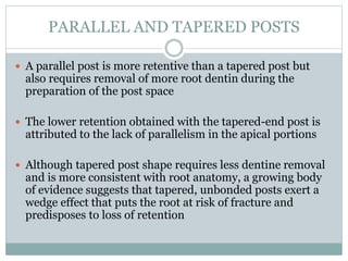 Post and core | PPTX