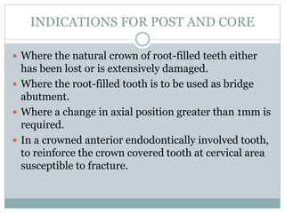 Post and core | PPTX