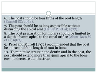 Post and core | PPTX