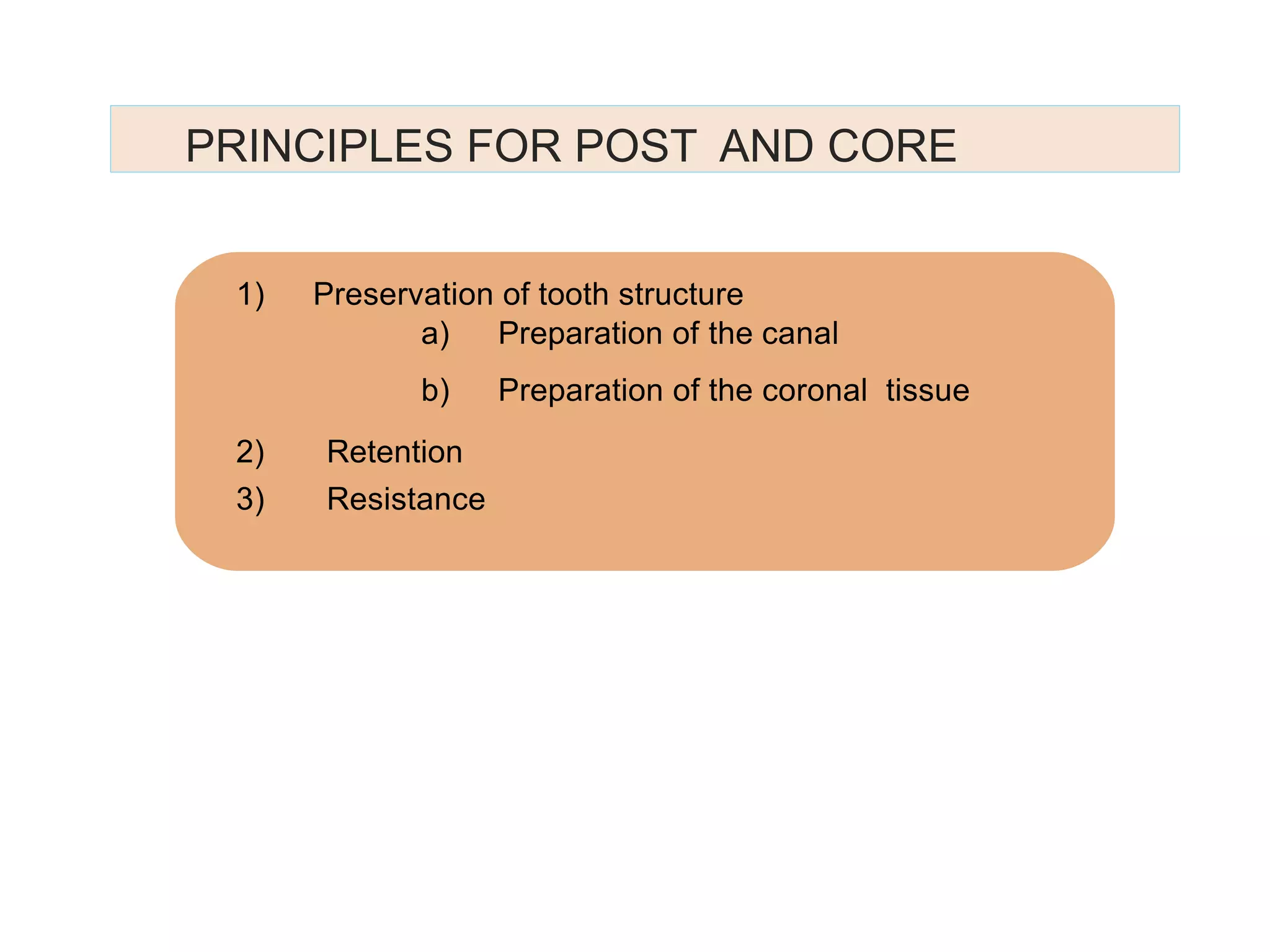 Post and core | PPTX
