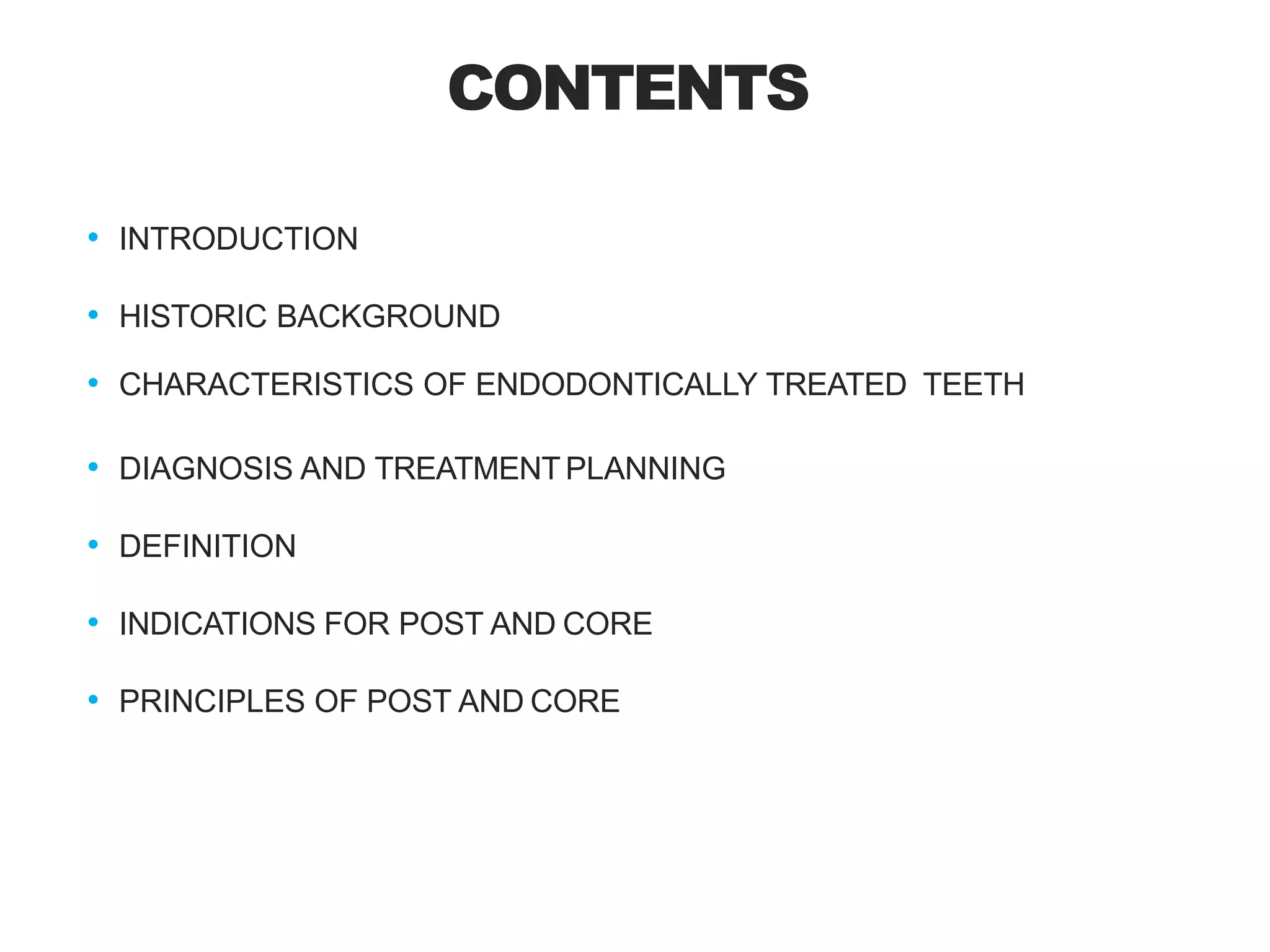 Post and core | PPTX