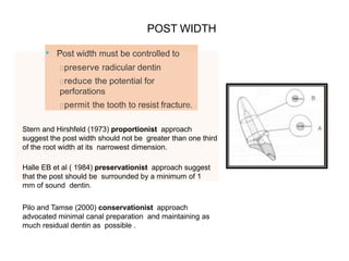Post and core | PPTX