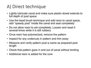 Post and core | PPTX