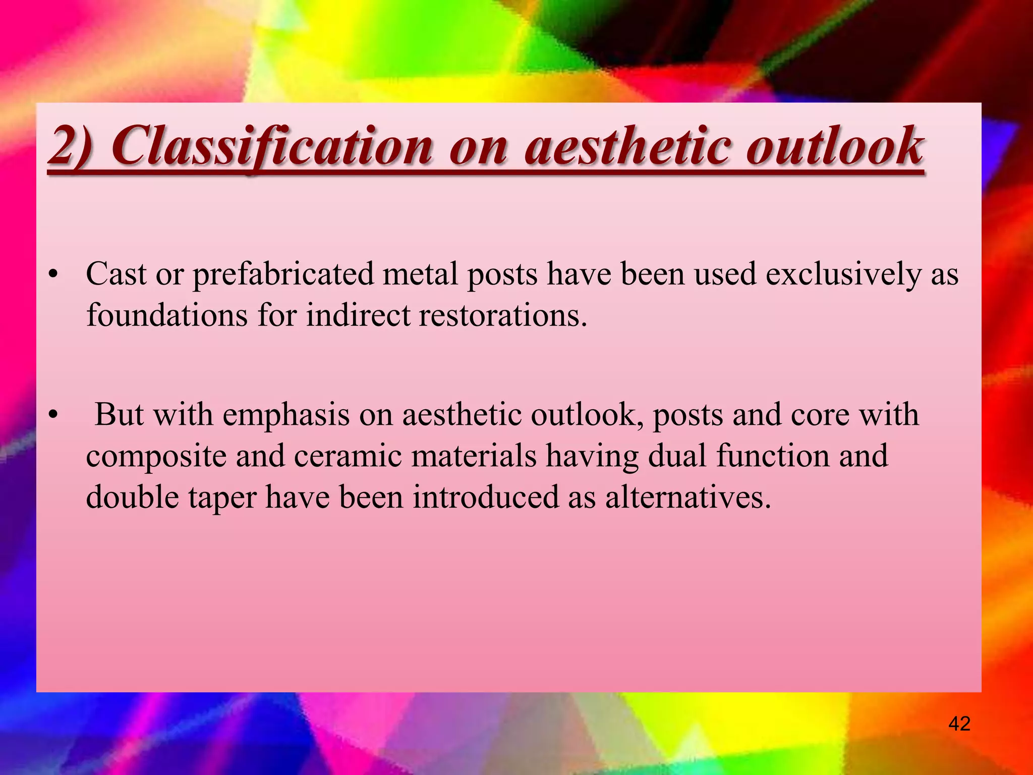 Post and core in primary teeth final to present | PPTX