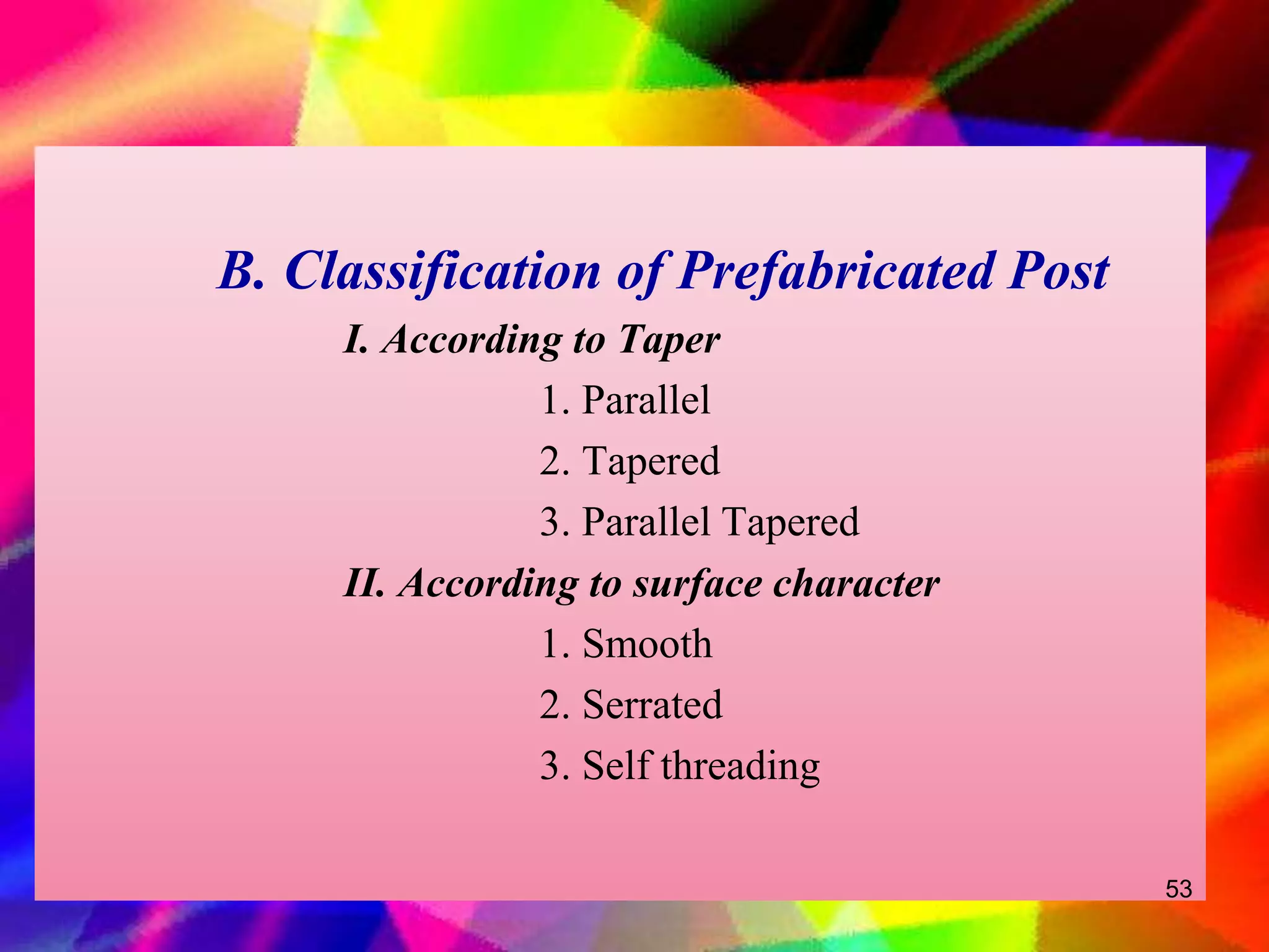 Post and core in primary teeth final to present | PPTX