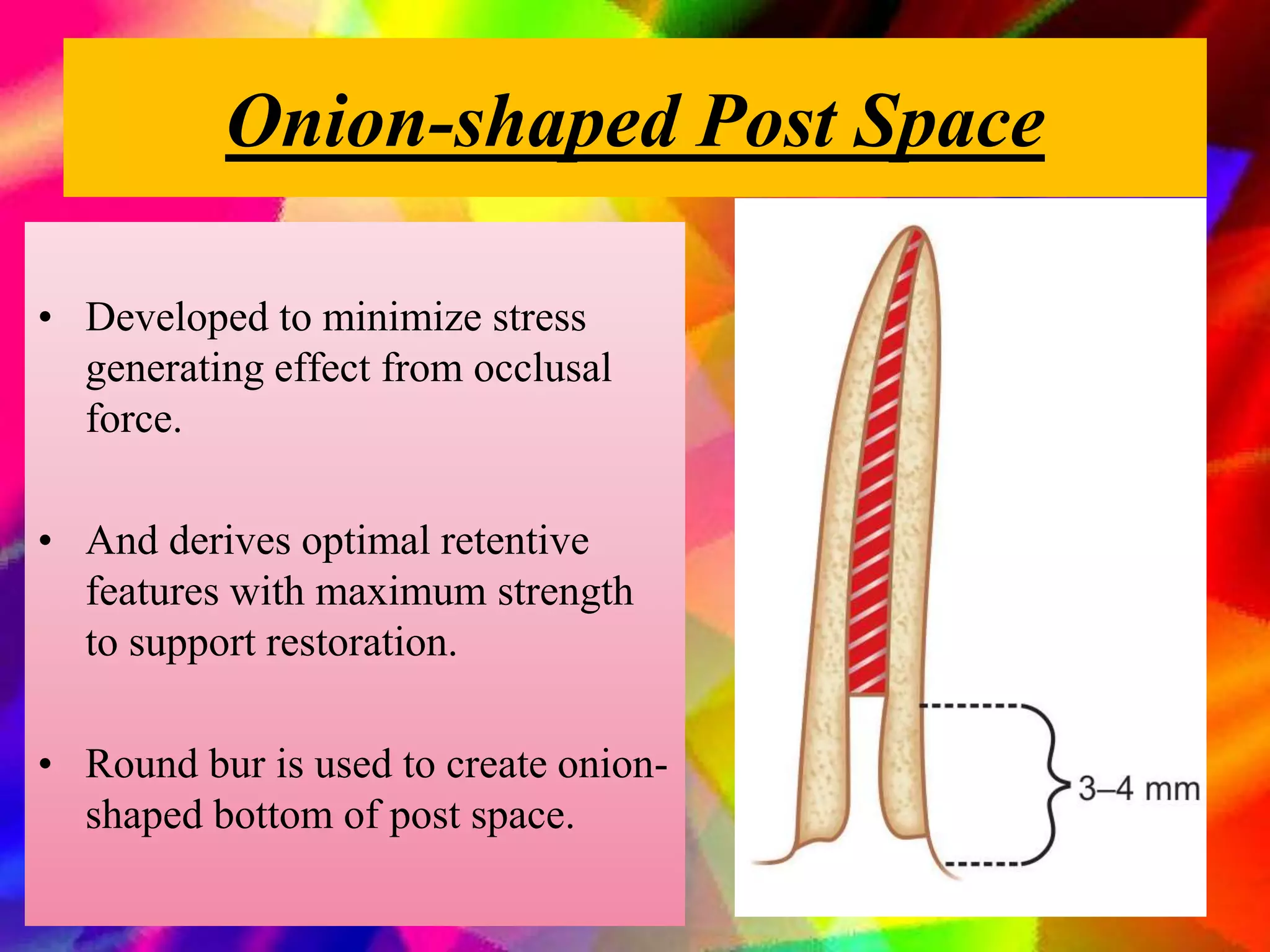 Post and core in primary teeth final to present | PPTX