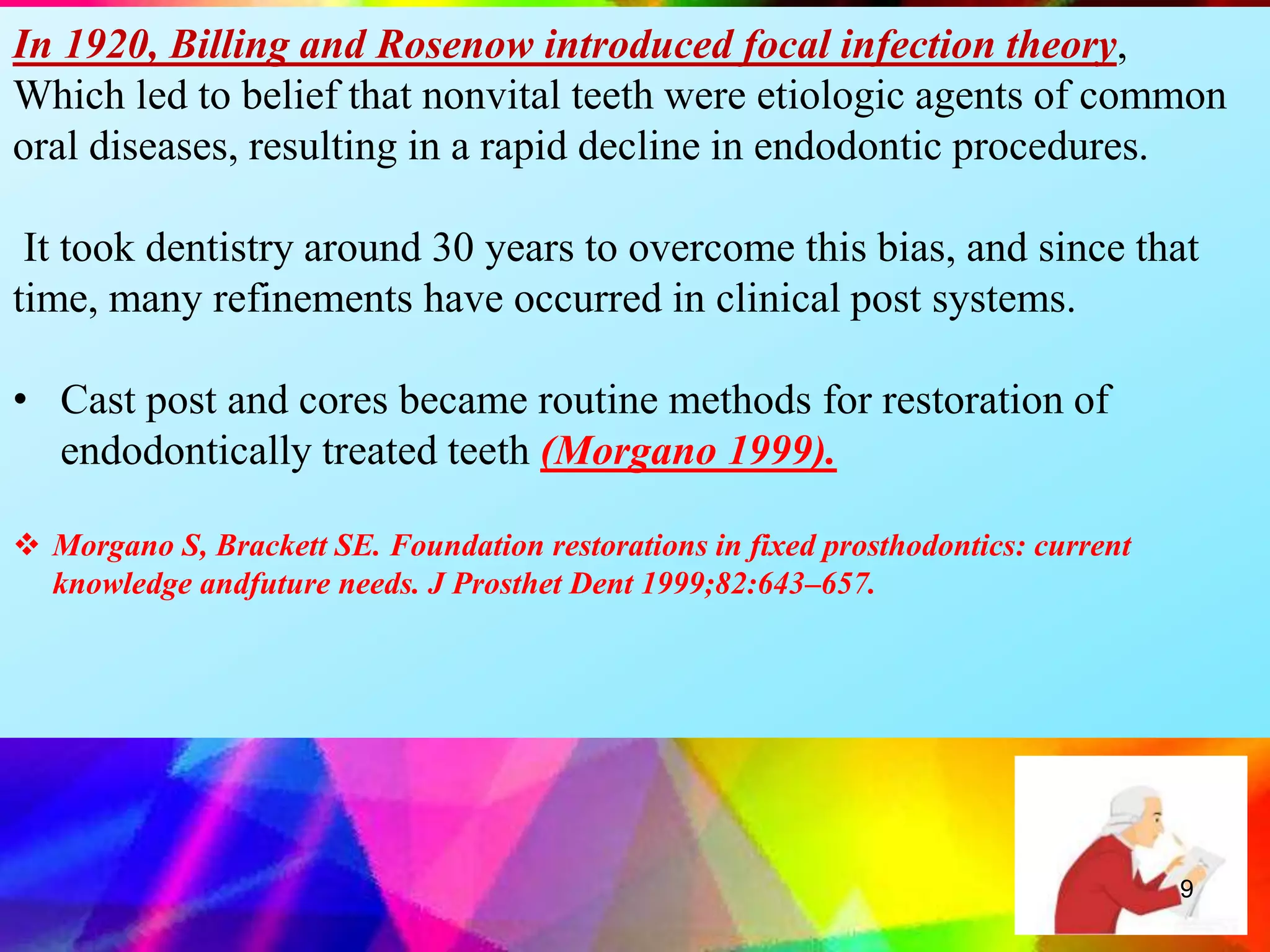 Post and core in primary teeth final to present | PPTX