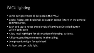 Post anesthesia care unit | PPTX
