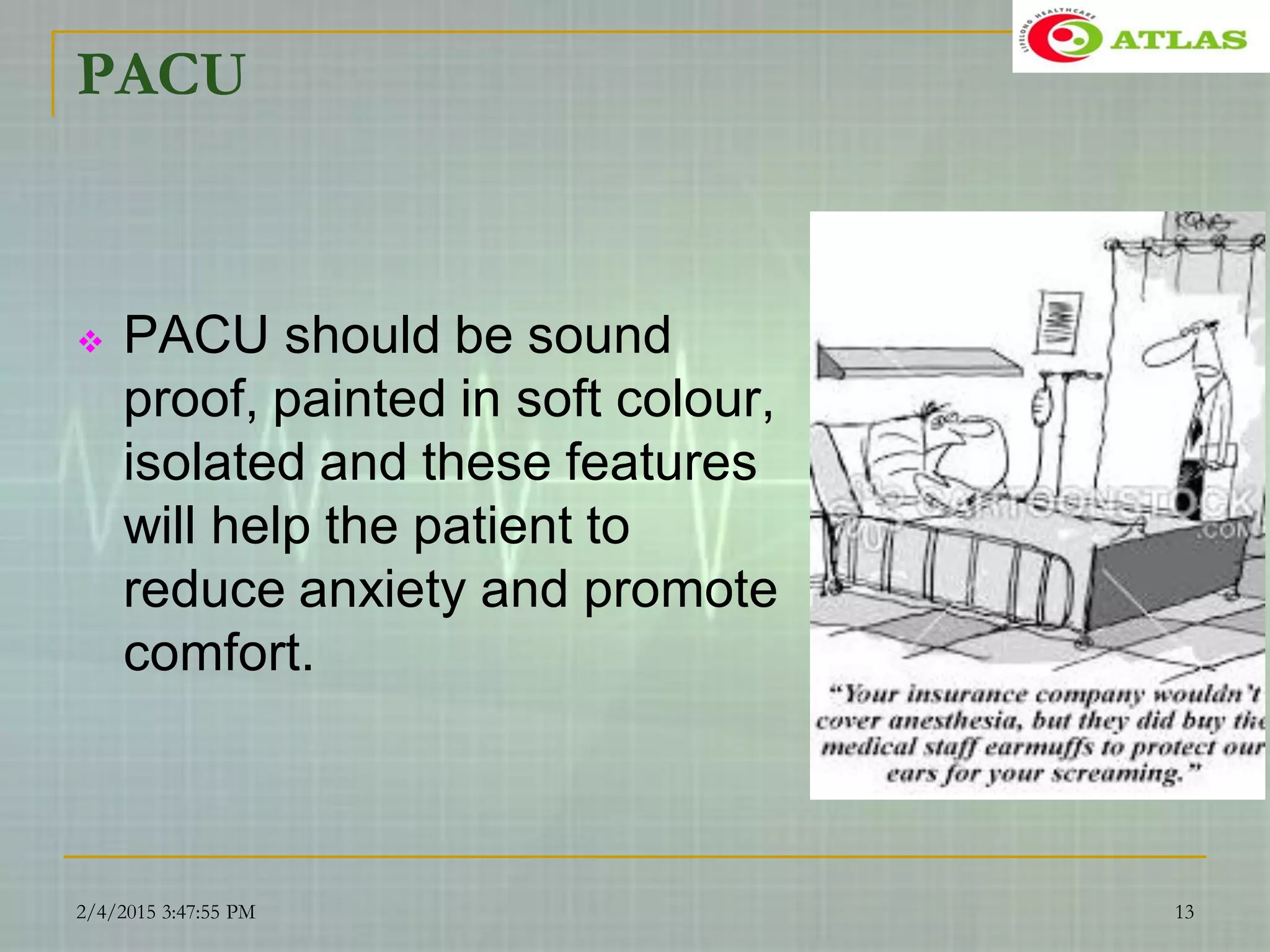 Post anesthesia care unit(PACU) | PDF