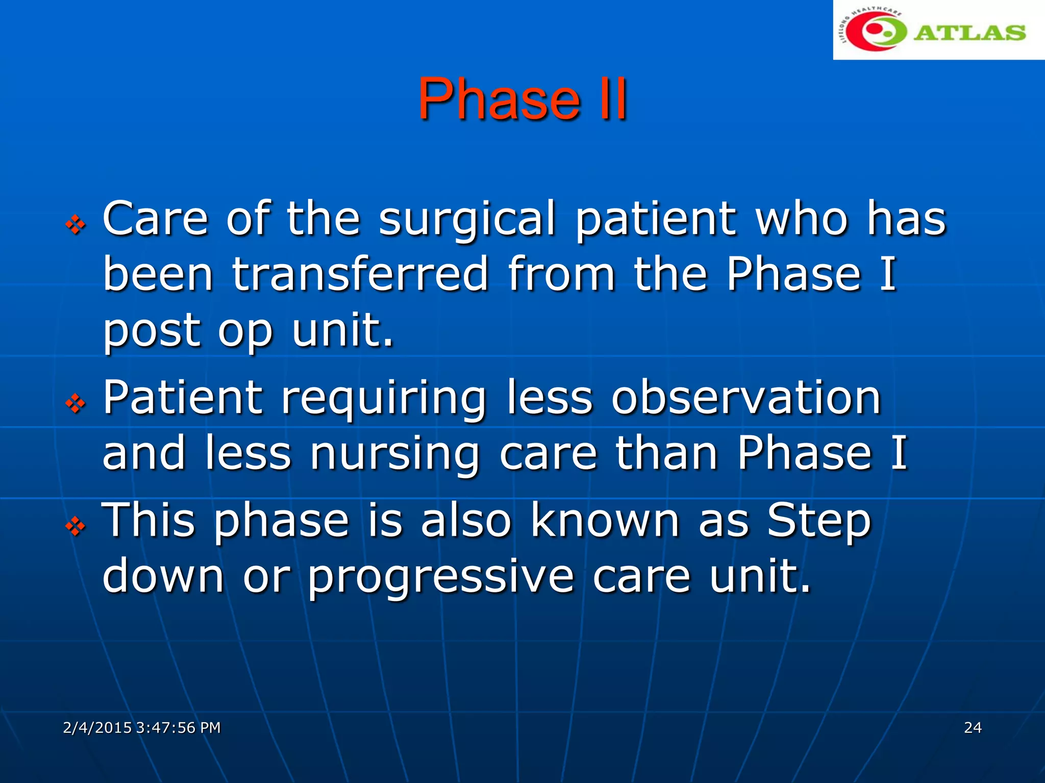 Post anesthesia care unit(PACU) | PDF