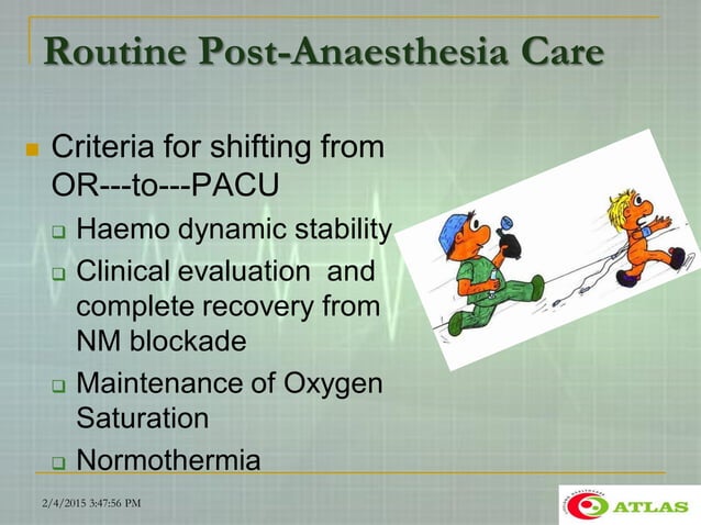 Post anesthesia care unit(PACU) | PDF